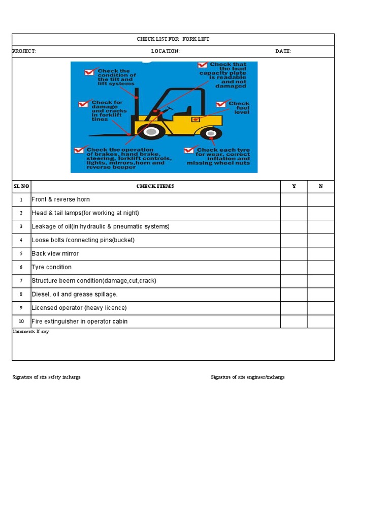 Fork Lift | PDF