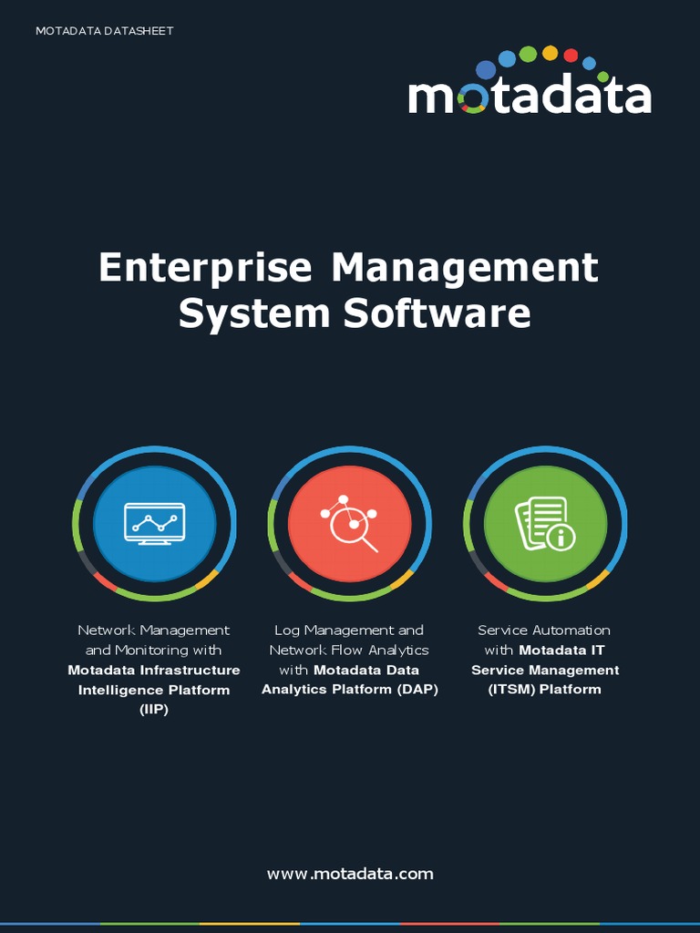 Motadata EMS Datasheet | Download Free PDF | Service Level Agreement ...