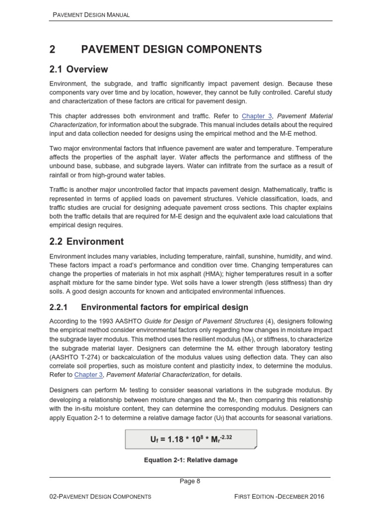 Pavement Design Components Overview | PDF | Road Surface | Truck