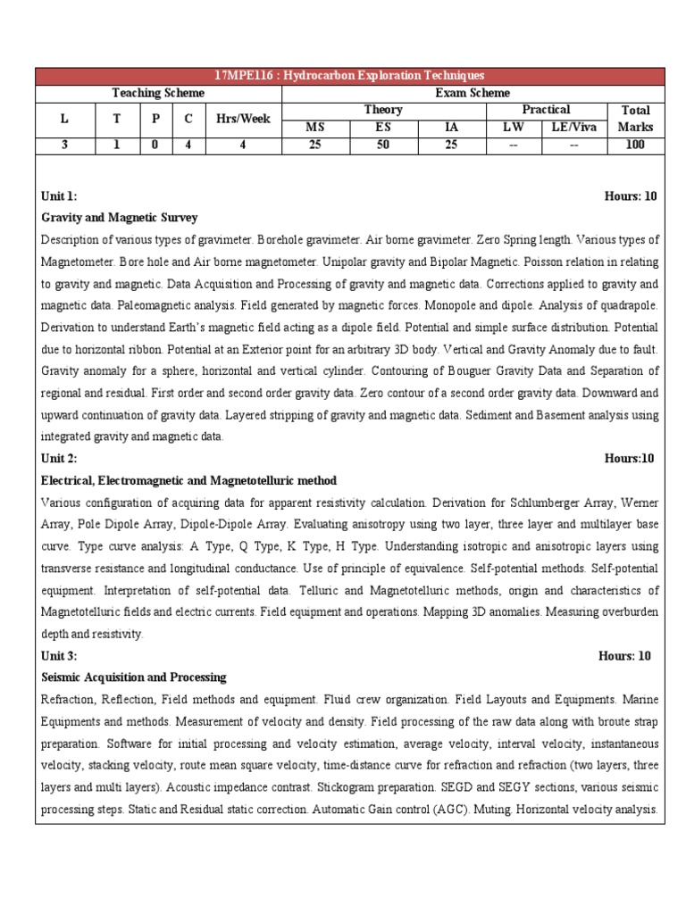Hydrocarbon Exploration Techniques | PDF | Anisotropy | Chemistry