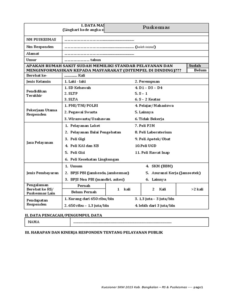 01kuesioner UKP | PDF