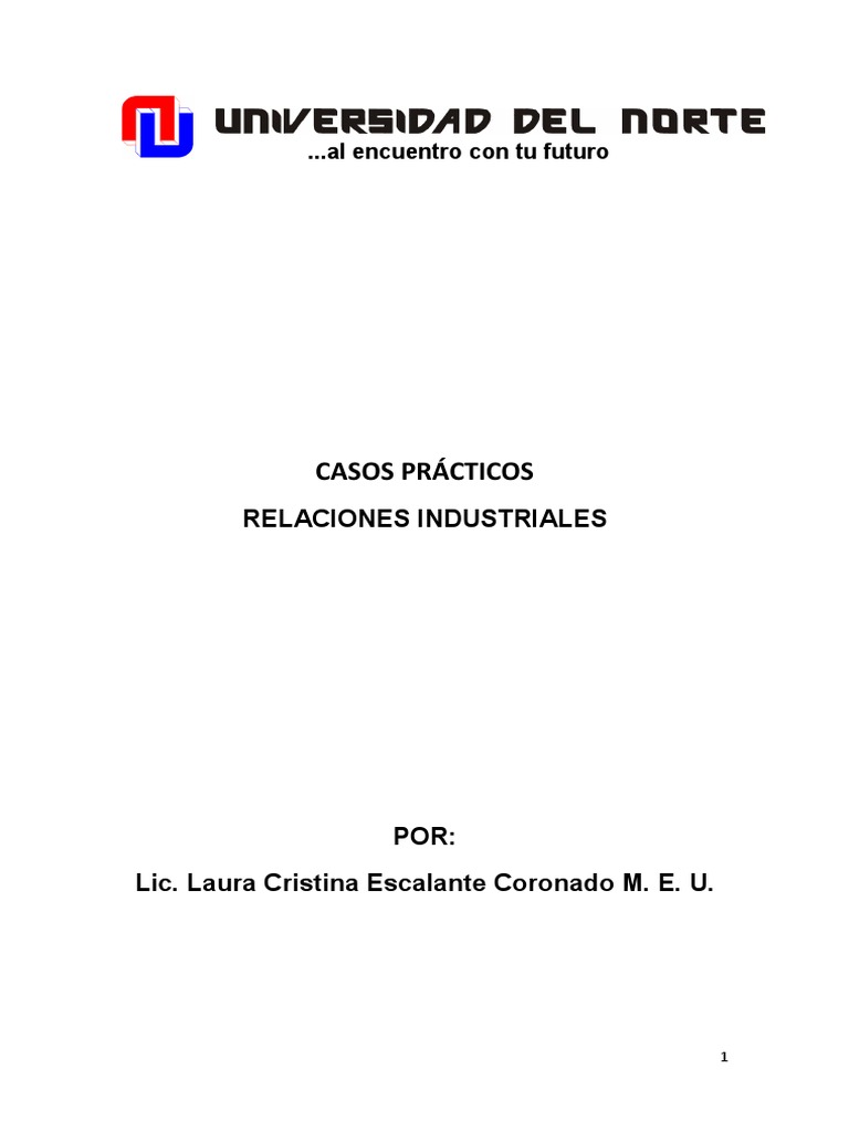 Relaciones Industriales Casos Practicos | PDF