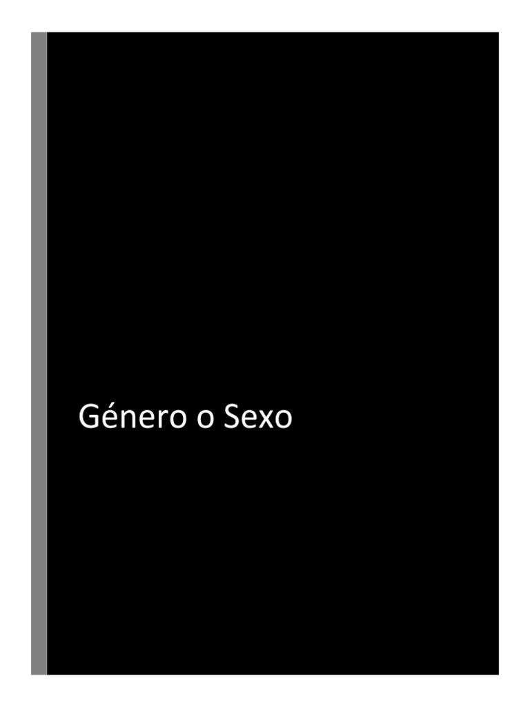 Que Es Genero | PDF | Género | Estudios de género