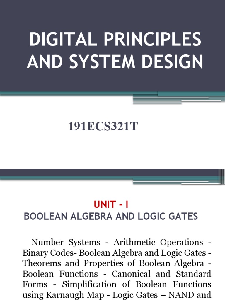 Boolean Algebra and Logic Gates | PDF | Subtraction | Logic Gate