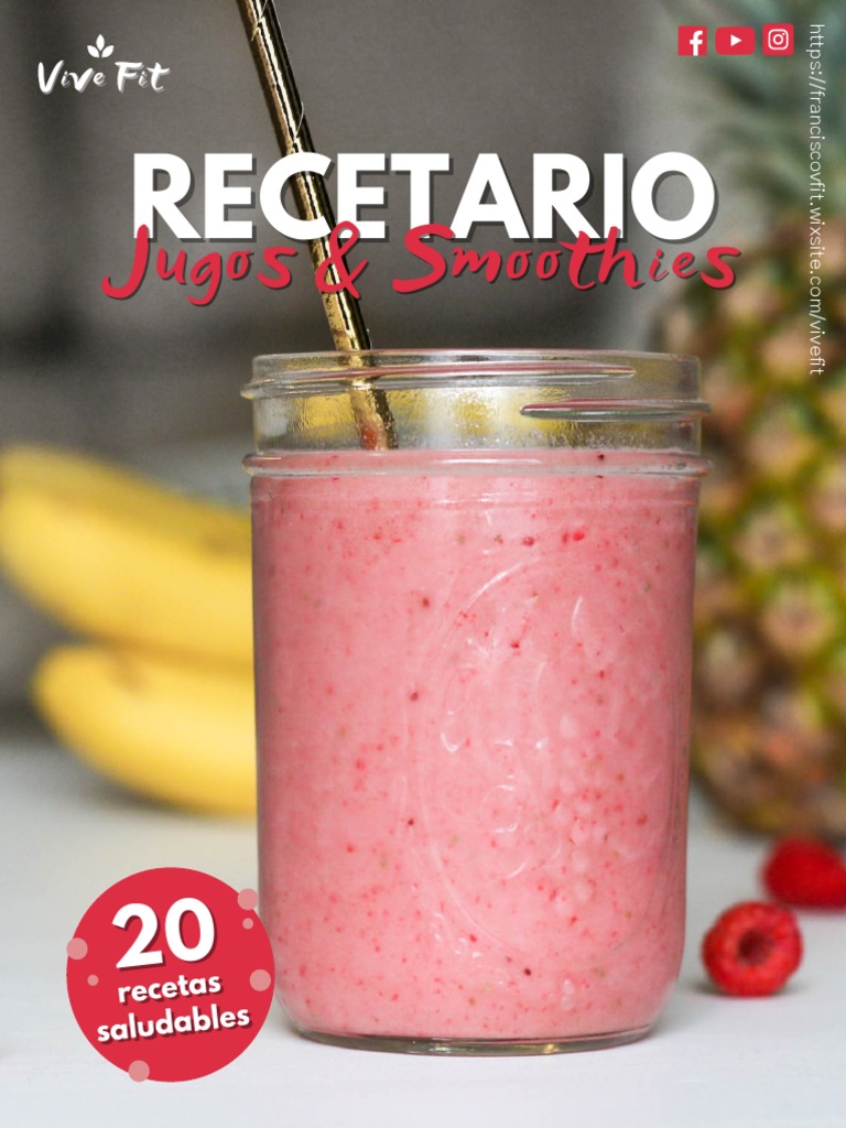 Recetario Jugos y Smoothies | PDF | Vegetales | Apio