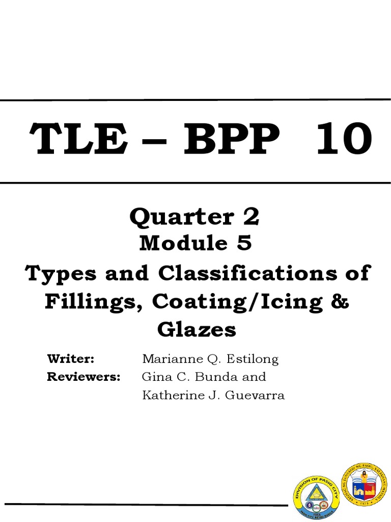 Tle BPP10 Q2 M5 | PDF | Cakes | Custard