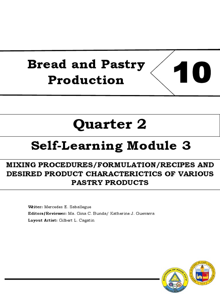 Tle BPP10 Q2 M3 | PDF | Dough | Baking