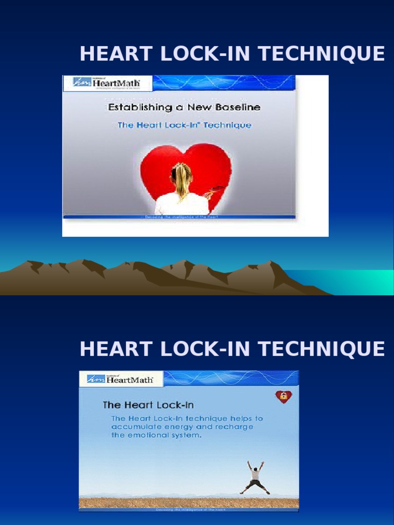 Heart Lock Technique | PDF