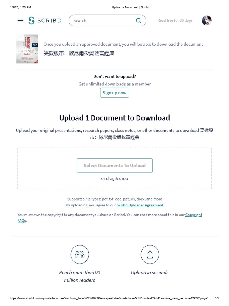 Upload A Document Scribd Pdf Scribd Information Age
