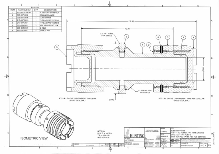 Reference Bleed Sub Drawing | PDF