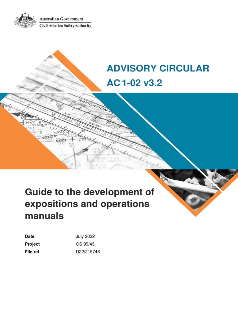 Advisory Circular 01 02 Guide Preparation Expositions Operations Manuals | PDF | Regulatory ...