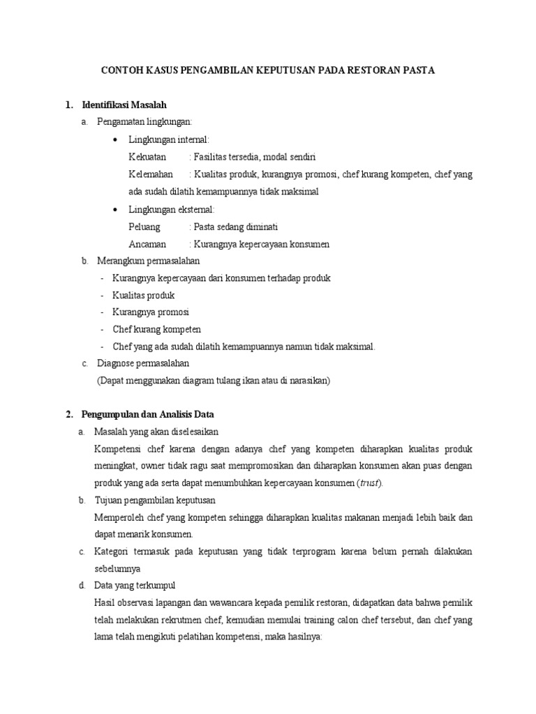 Contoh Observasi Lapangan TPK 2022 | PDF