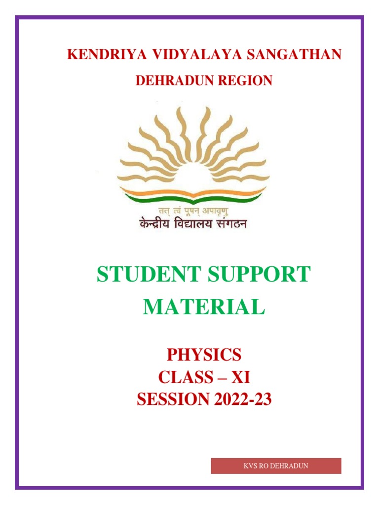 Student Support Material | PDF | Significant Figures | Force