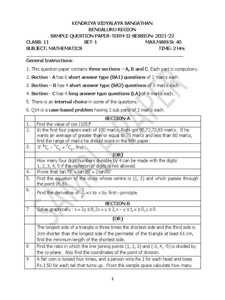 XI Maths | PDF | Mathematical Objects | Mathematics