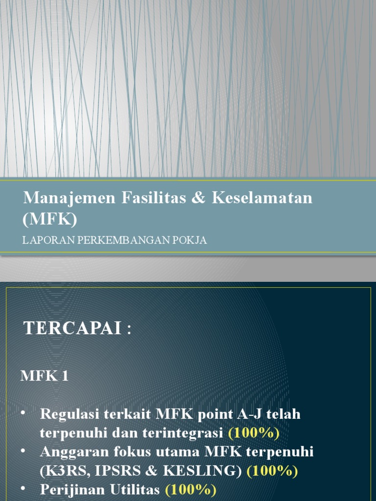 Manajemen Fasilitas & Keselamatan Presentasi | PDF