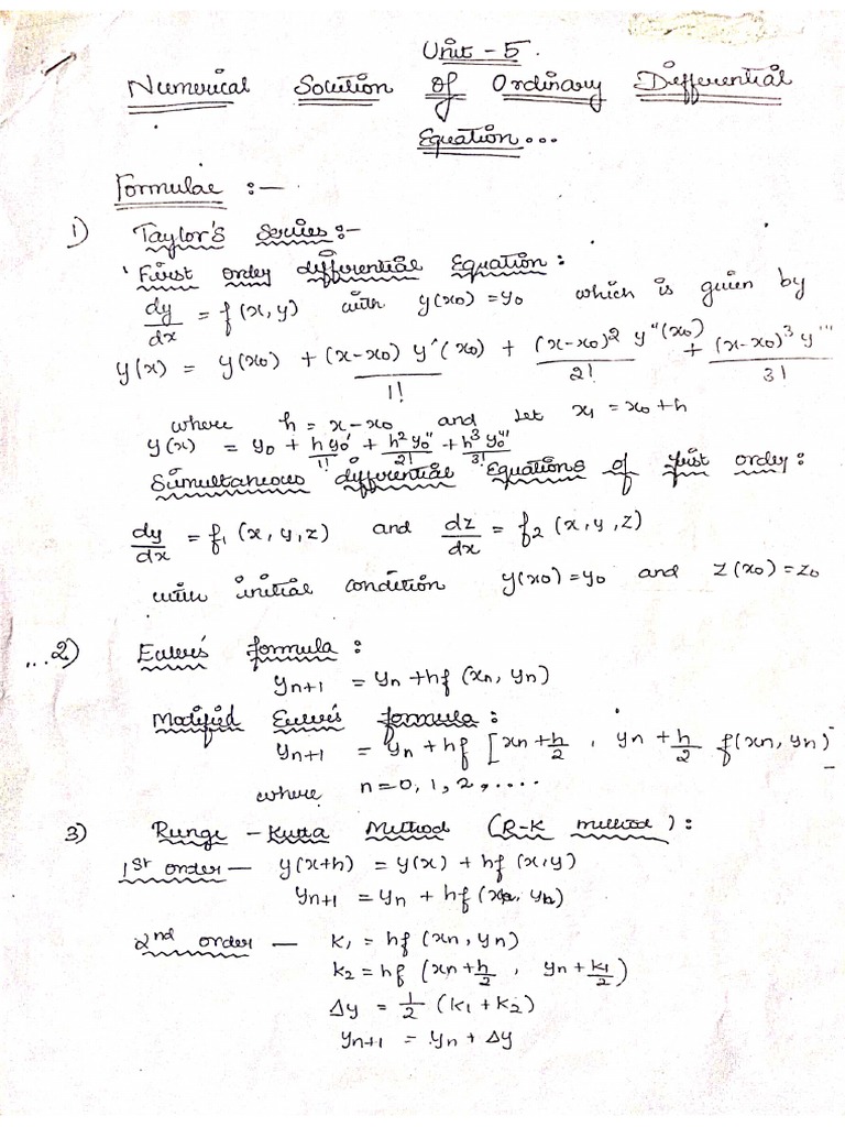 SNM Unit - 5 Formula | PDF