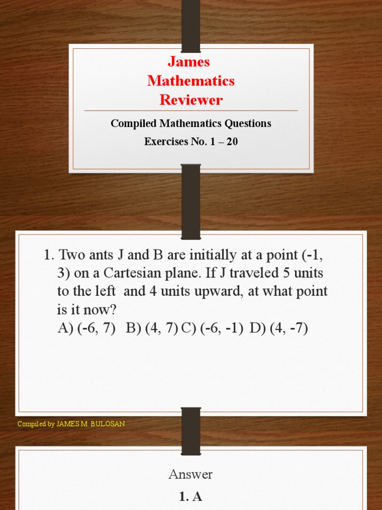 Compiled Math Exercises and Solutions | PDF | Elementary Geometry ...