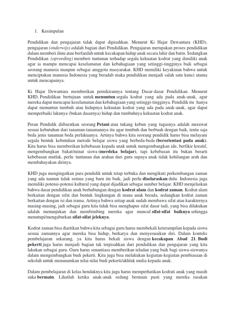 Koneksi Antar Materi FPI TOPIK 2 | PDF