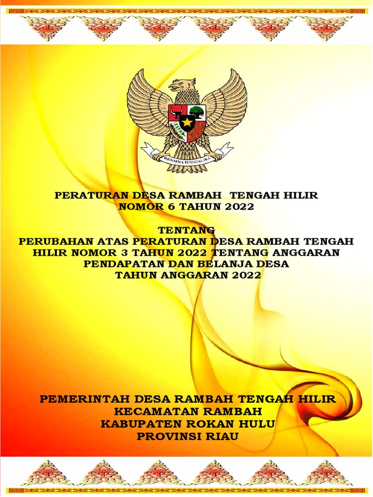 Cover Apbdes 2021 | PDF