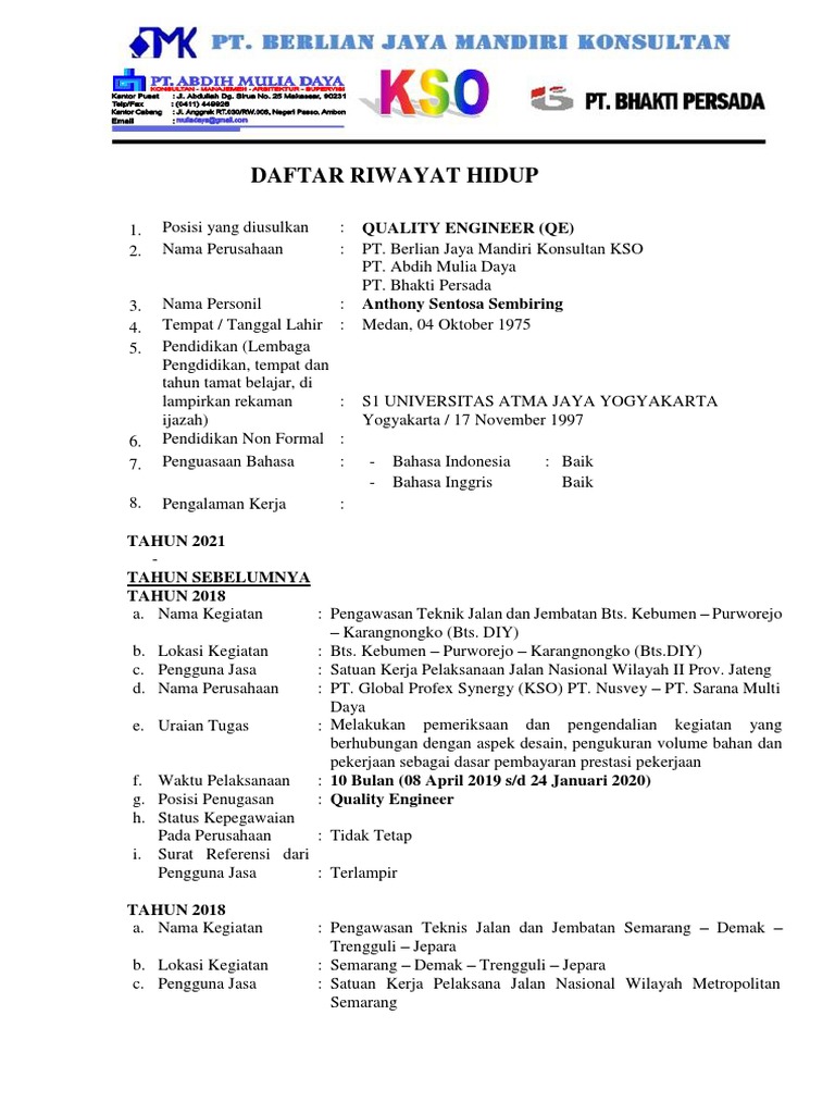 Antony Sentosa Sembiring | PDF | Teknologi & Rekayasa
