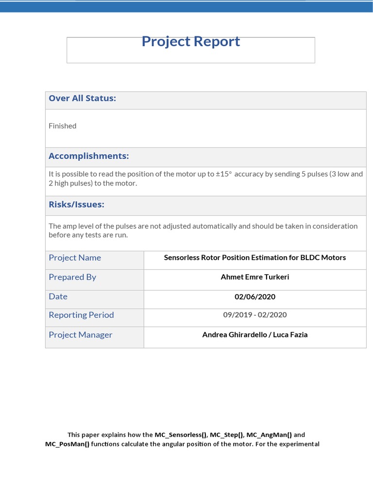 Project. Sensorless | Download Free PDF | Applied Mathematics