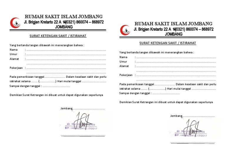 Rumah Sakit Islam Jombang | PDF