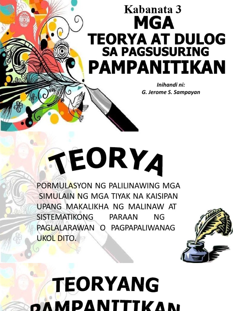 Teorya | PDF
