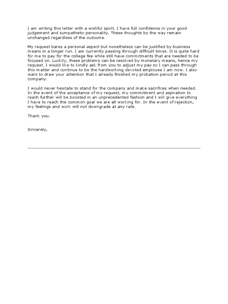 Salary Increment Letter After Probation | PDF