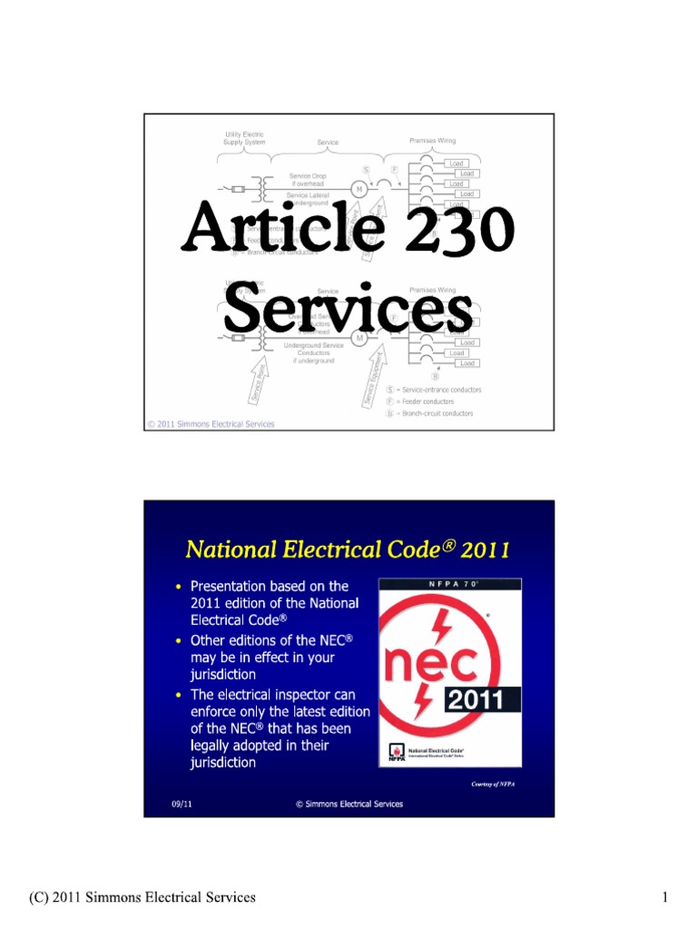 Nec 230 | PDF