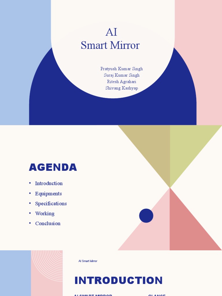 AI Smart Mirror | PDF | Artificial Intelligence | Intelligence (AI) & Semantics