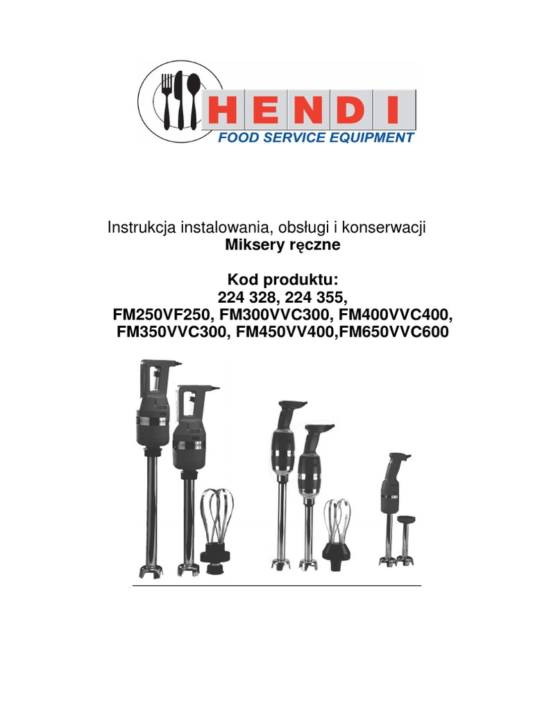 Instrukcja Manual Hendi | PDF