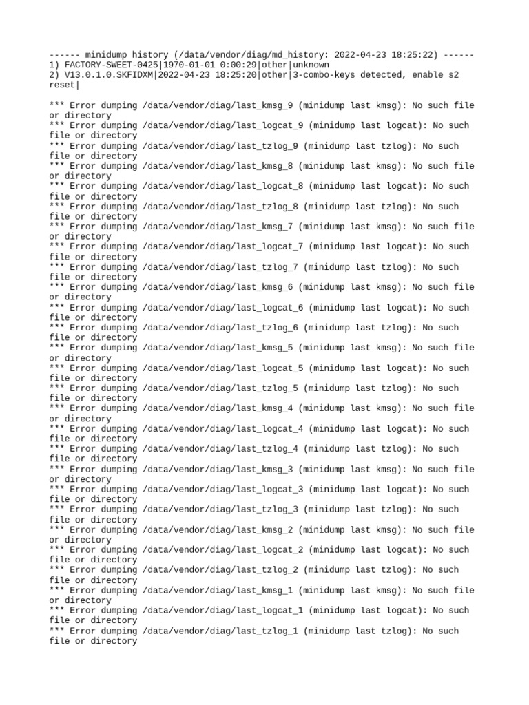 Dumpstate Board | PDF | Booting | Computing