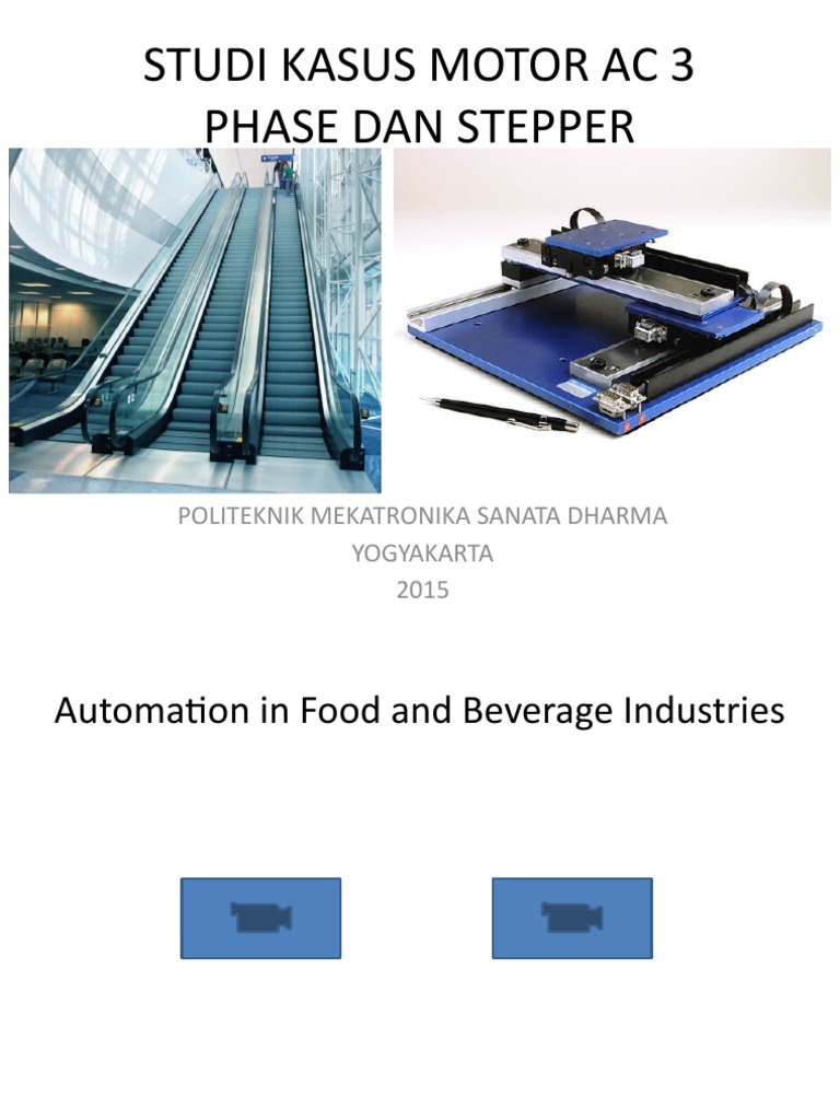 Studi Kasus Kendali Motor Escalator dan Stepper | PDF