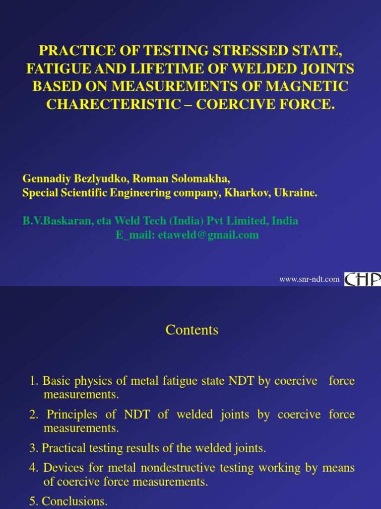MCF Testing of PWHT | PDF | Nondestructive Testing | Welding