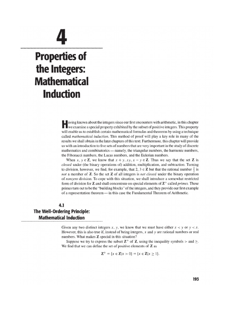 MAT 415 - Chapter 4 | PDF