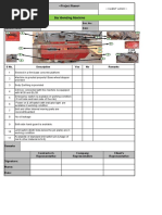 Bar Bending Machine Checklist | PDF