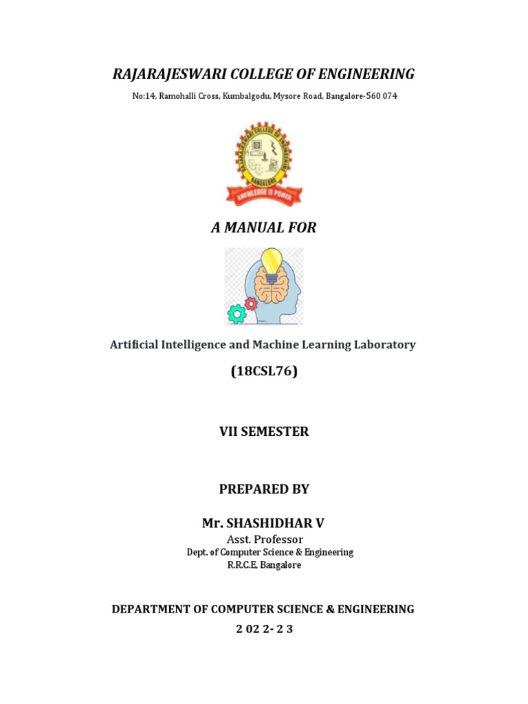 Shashidhar-18csl76 Final | PDF | Applied Mathematics | Cognitive Science