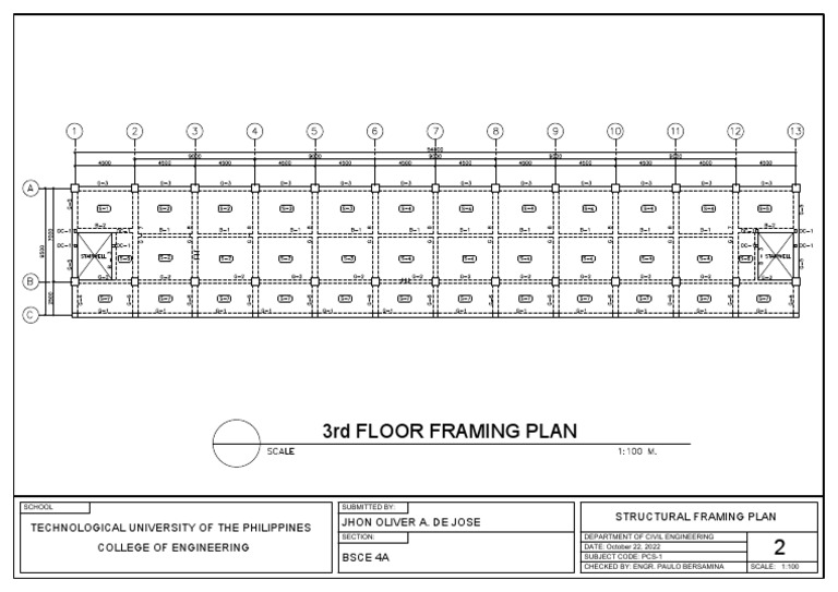 Structural Framing Plan 2 | PDF