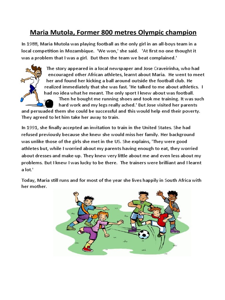 Comprehension Verb Tense Sword Formation | PDF | Sport Of Athletics ...