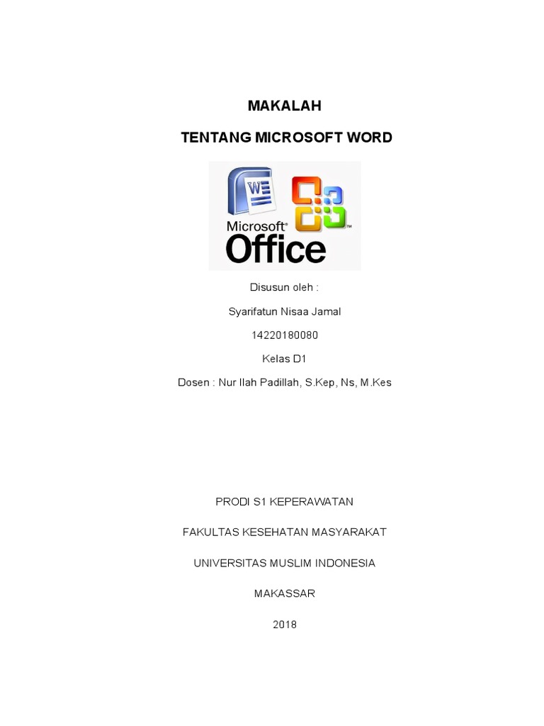 Makalah MC Word | PDF