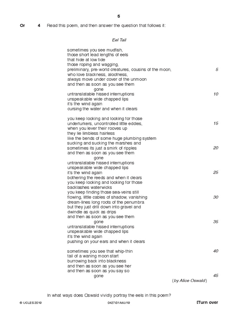 Alice Oswald - Eel Tail | PDF