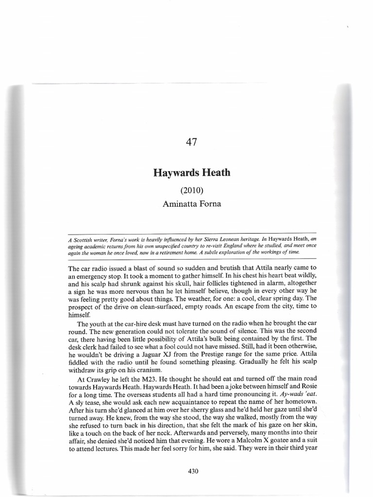 Aminatta Forna - Haywards Heath | PDF