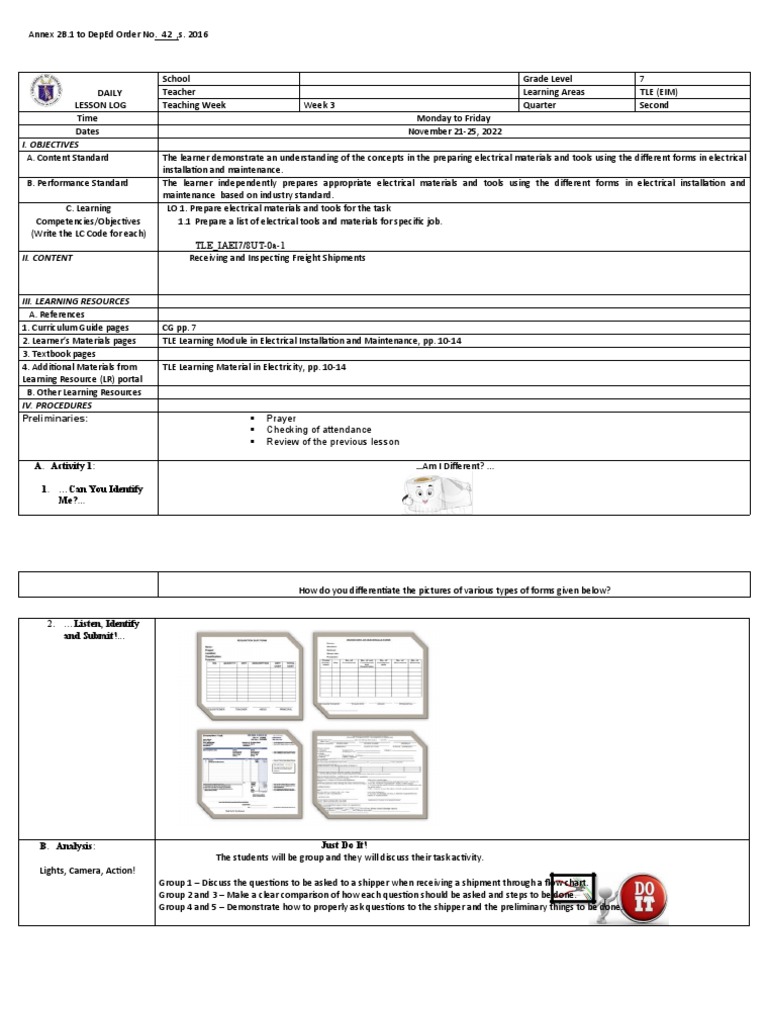 EIM Exploratorys DLL Week 3 | PDF | Learning | Teachers