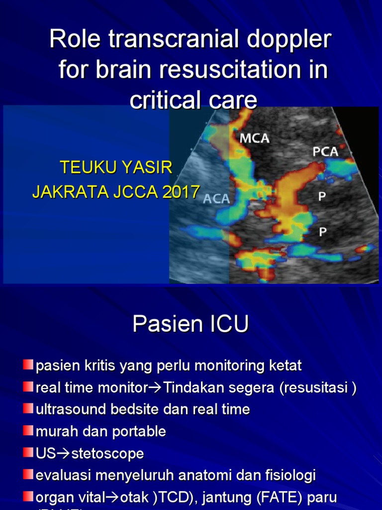 Transcranial Doppler in Critical Care | PDF | Medical Specialties ...