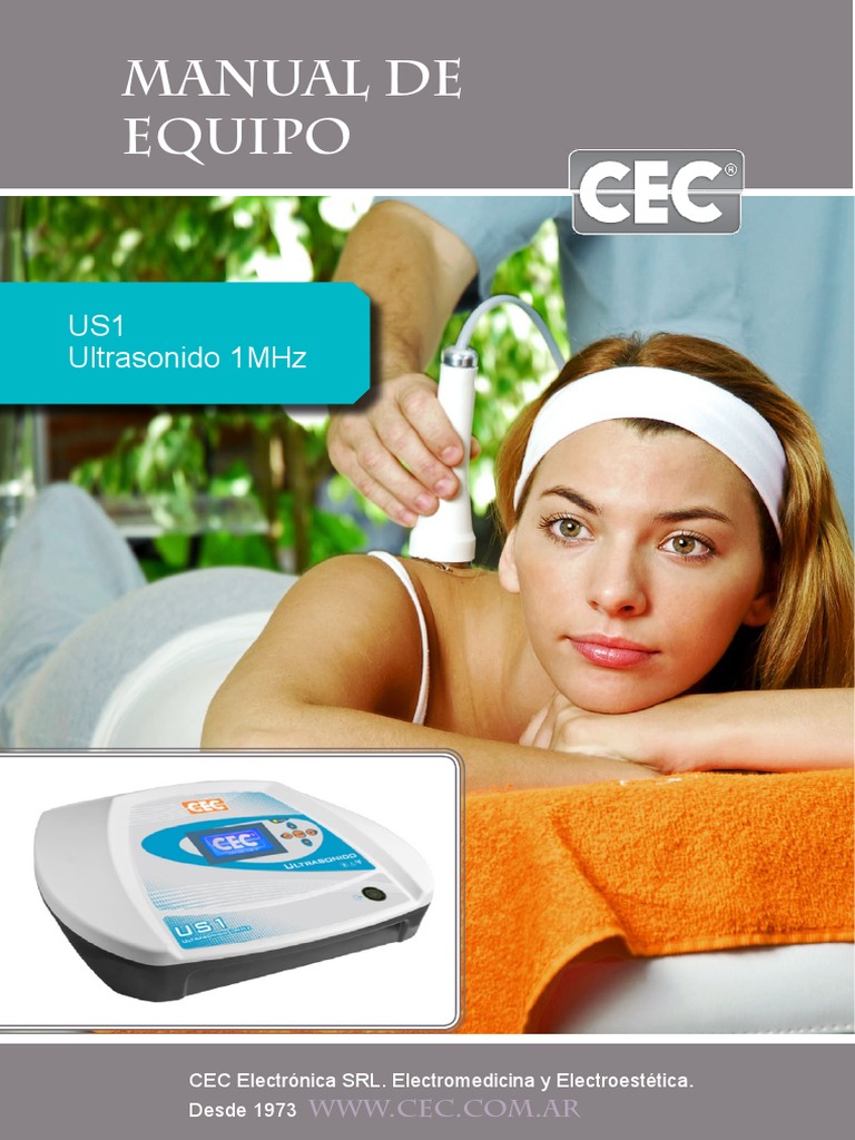Manual Ultrasonido CEC US1 | PDF | Ultrasonido | Agua
