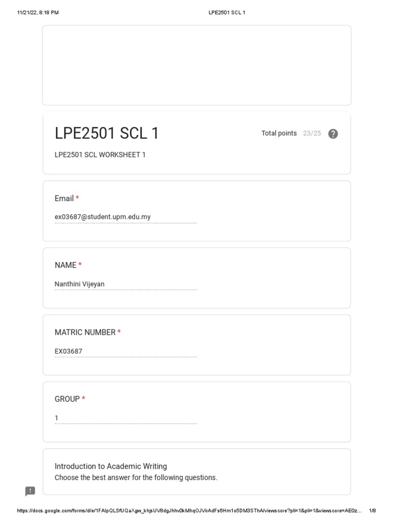 SCL 1-Ex03687 | Download Free PDF | Word | Syntax