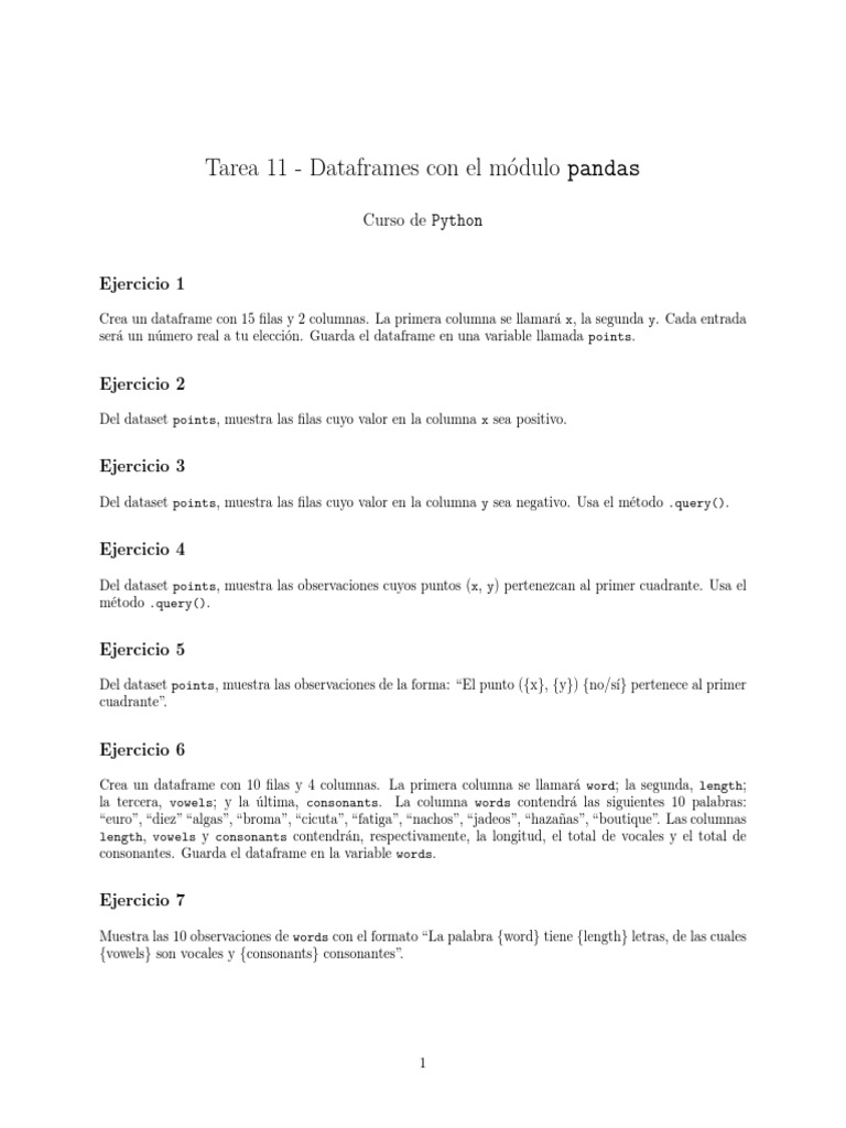 Tarea 11 | PDF | Informática