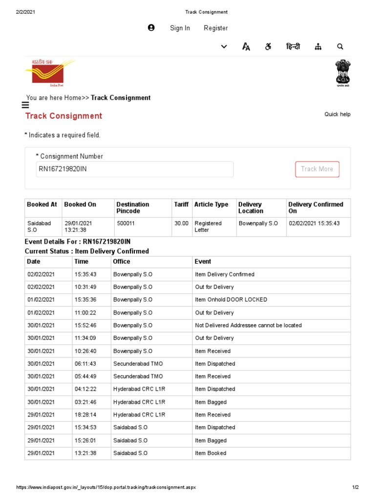 Legal Notice 3 - Consignment Tracking | PDF | Computing