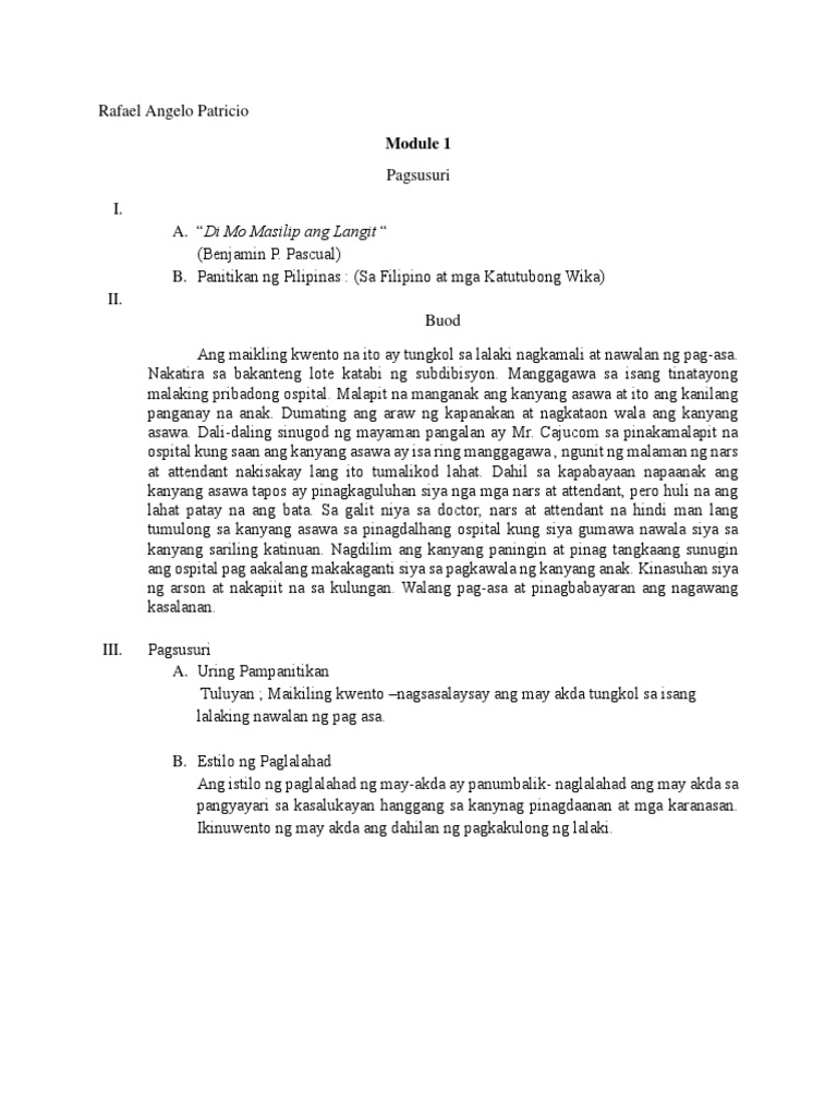 Soslit Module-1-4 Patricio | PDF
