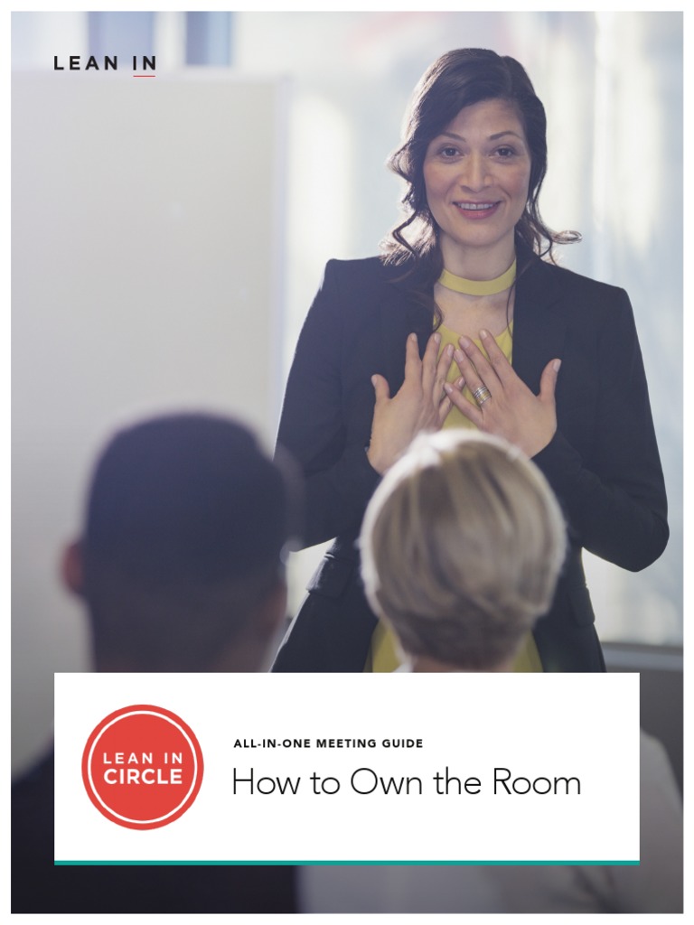 How To Own The Room - Circle Guide | PDF | Public Speaking